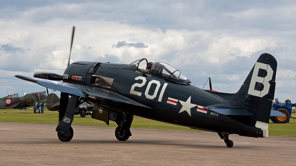 Страницы истории авиации: Grumman F8F Wildcat - последний поршневой ...